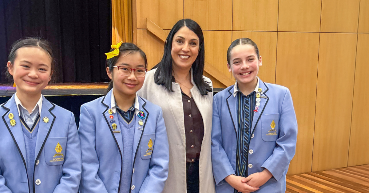 Visit from Mayor of Moonee Valley | Lowther Hall