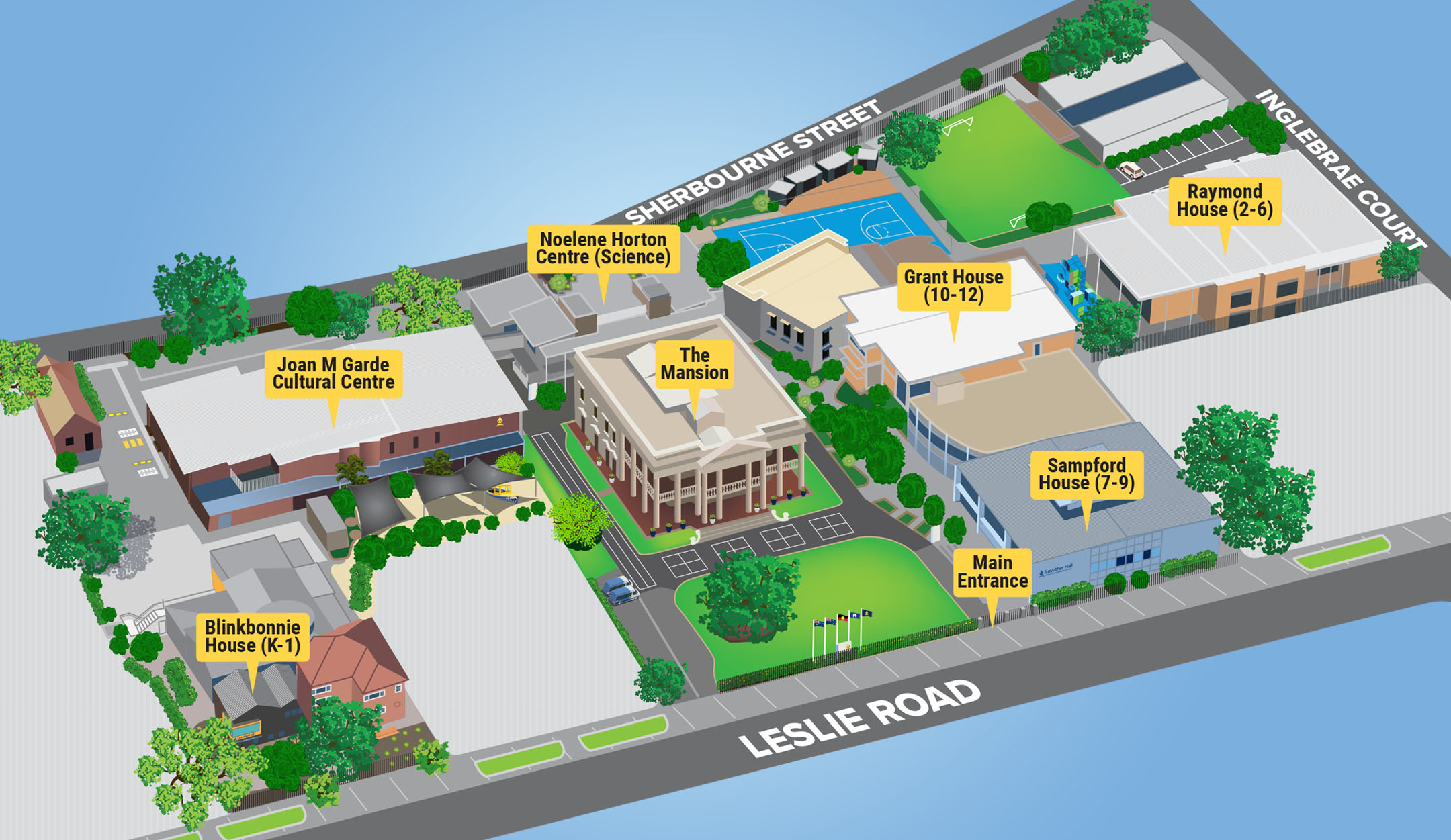 Getting Here | Lowther Hall Anglican Grammar